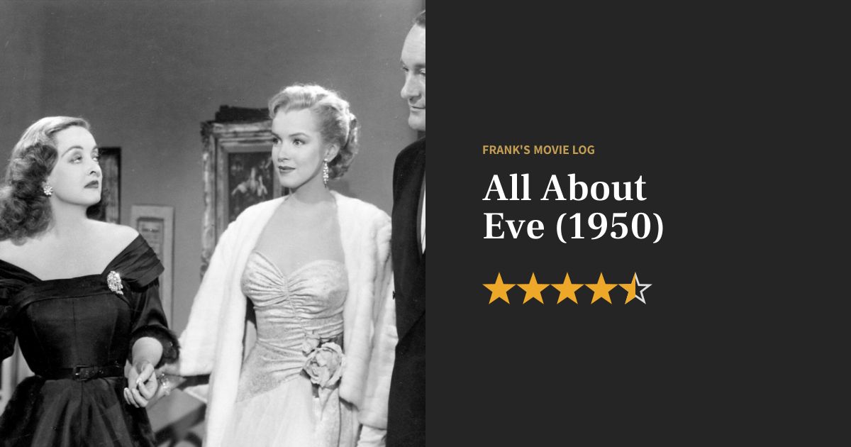 All About Eve movie review (1950) - Frank's Movie Log