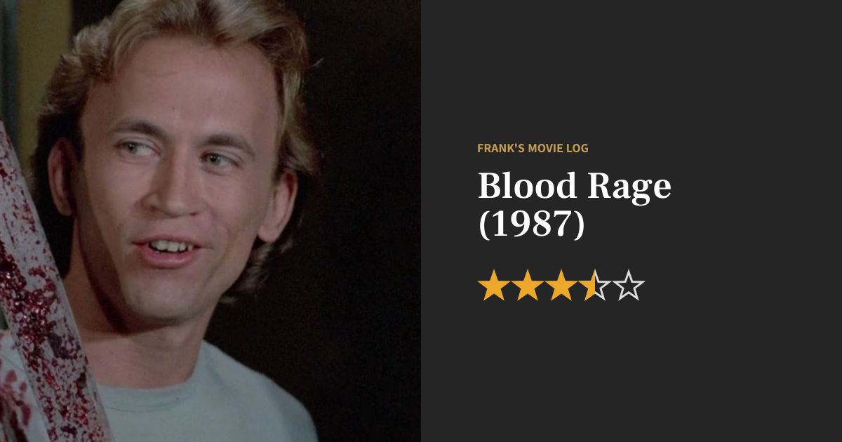 Blood Rage movie review & summary (1987) - Frank's Movie Log