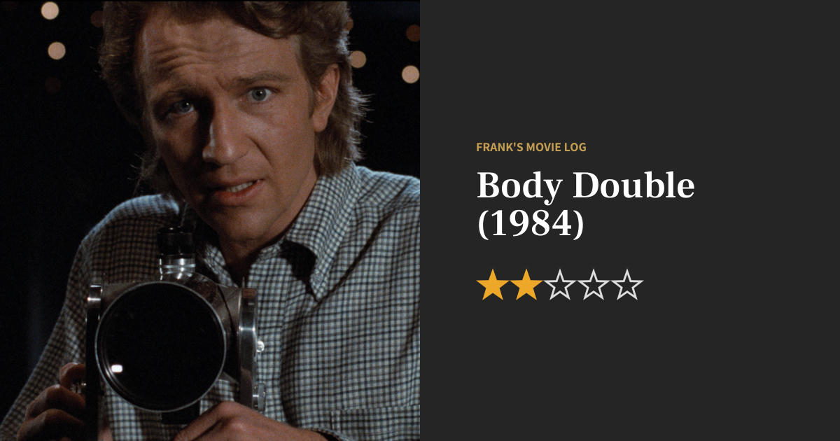 Body Double movie review (1984) - Frank's Movie Log