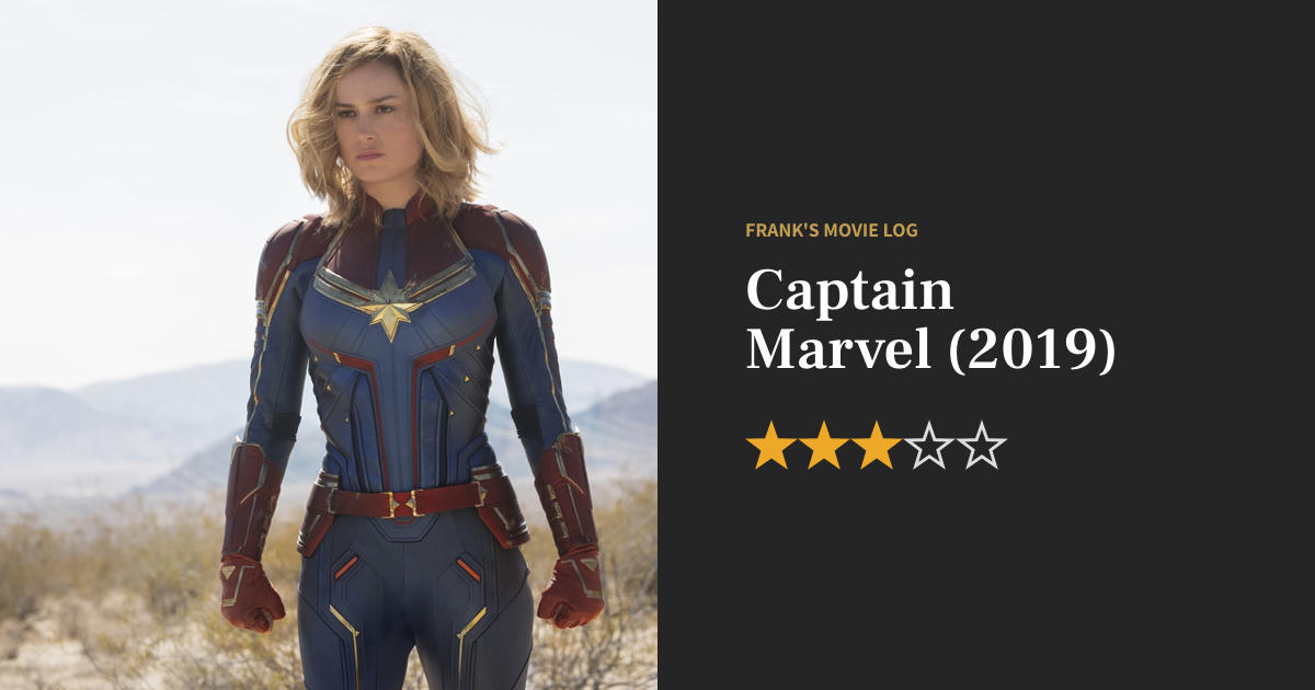 Captain Marvel movie review (2019) - Frank's Movie Log
