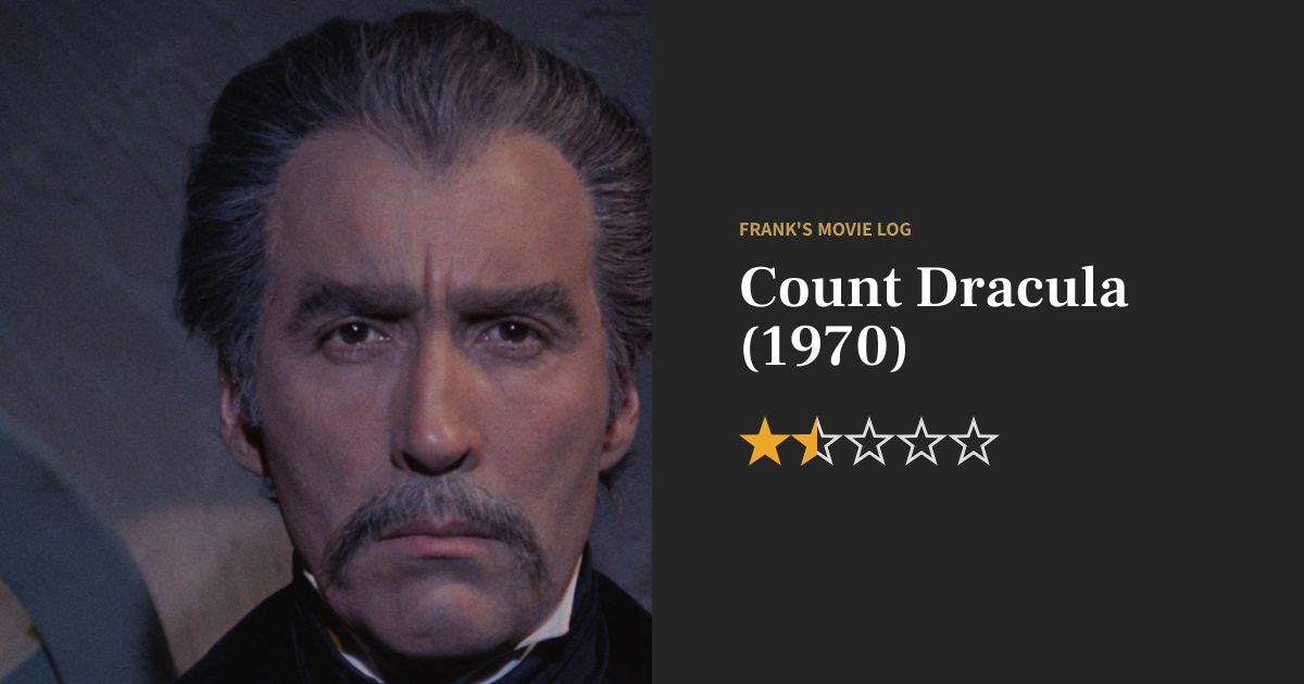 Count Dracula movie review (1970) - Frank's Movie Log