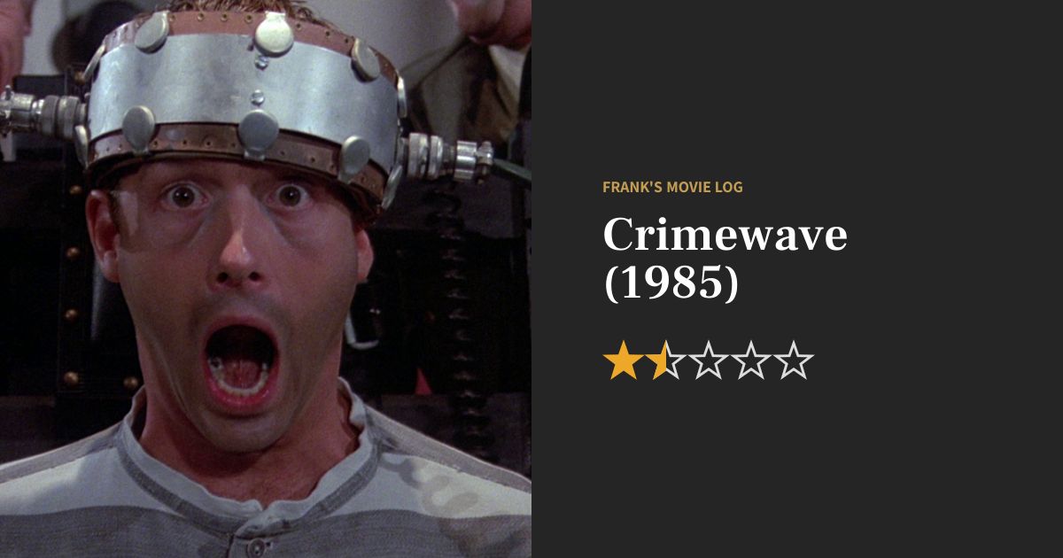 Crimewave movie review & summary (1985) - Frank's Movie Log