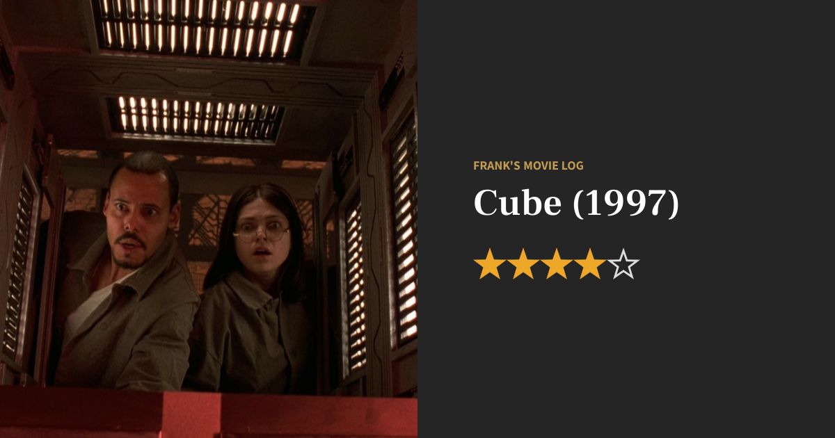 Cube movie review & summary (1997) - Frank's Movie Log