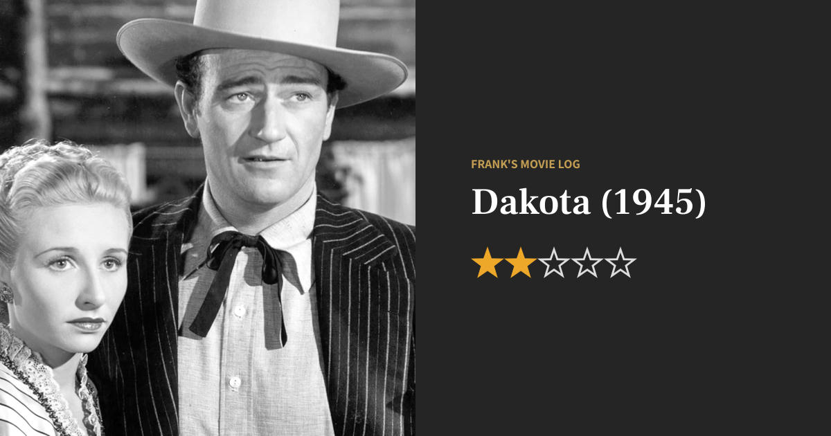 Dakota movie review & summary (1945) - Frank's Movie Log