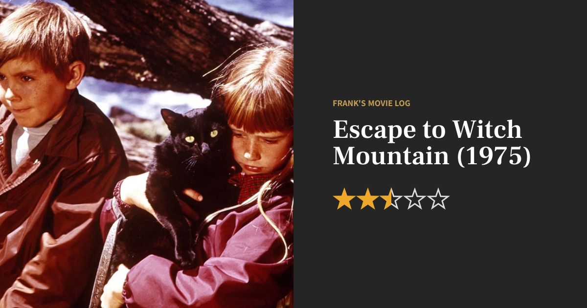 Escape to Witch Mountain movie review (1975) - Frank's Movie Log