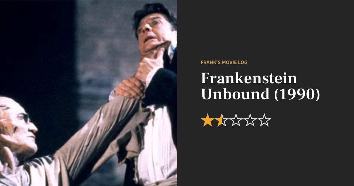 Frankenstein Unbound movie review (1990) - Frank's Movie Log