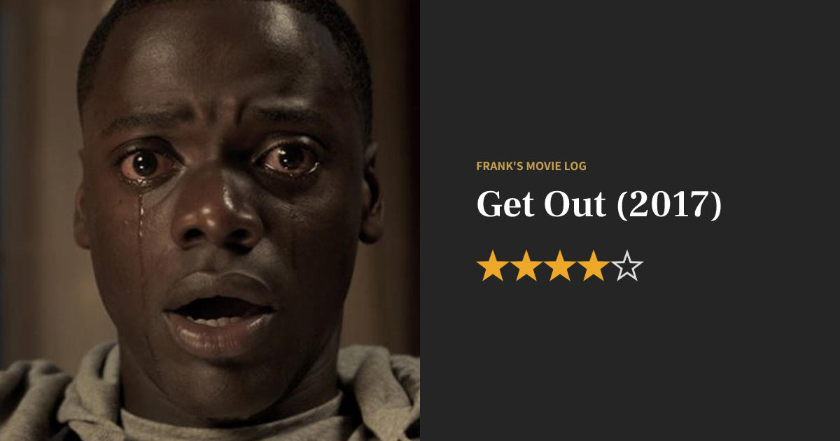 Get Out movie review (2017) - Frank's Book Log