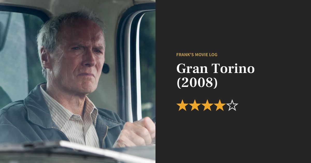 Gran Torino movie review (2008) - Frank's Movie Log