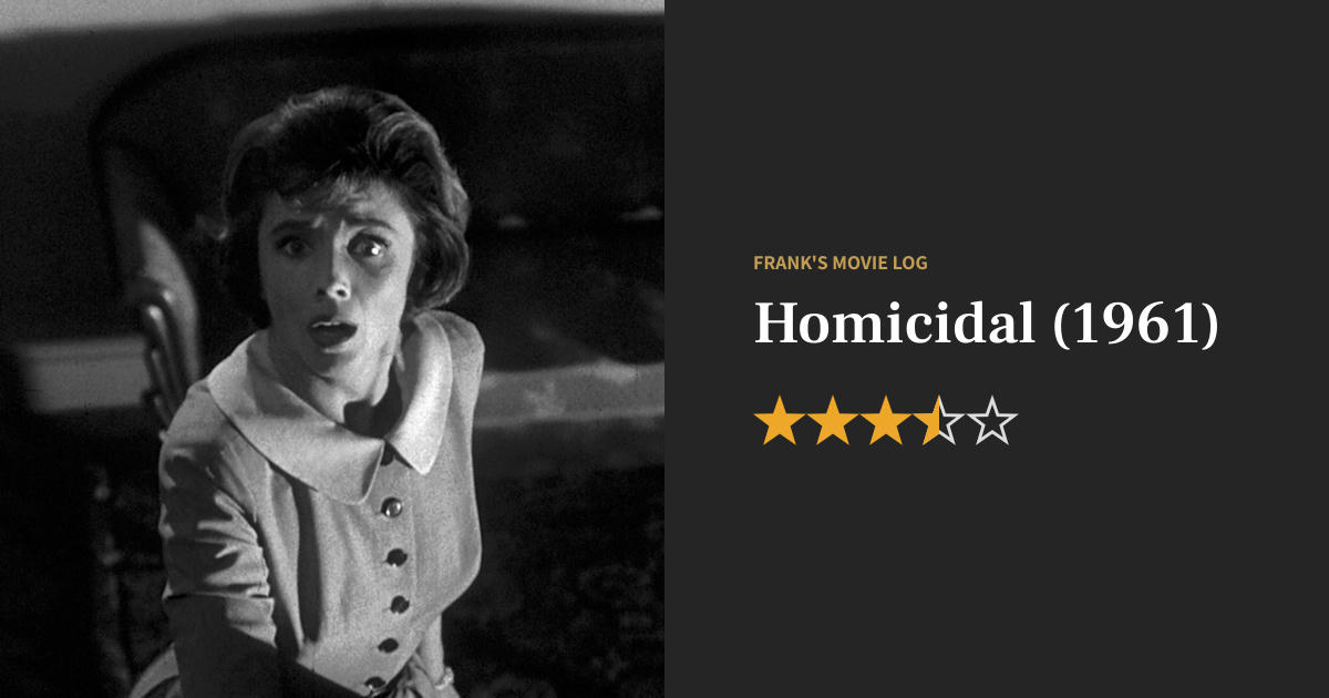 Homicidal movie review & summary (1961) - Frank's Movie Log