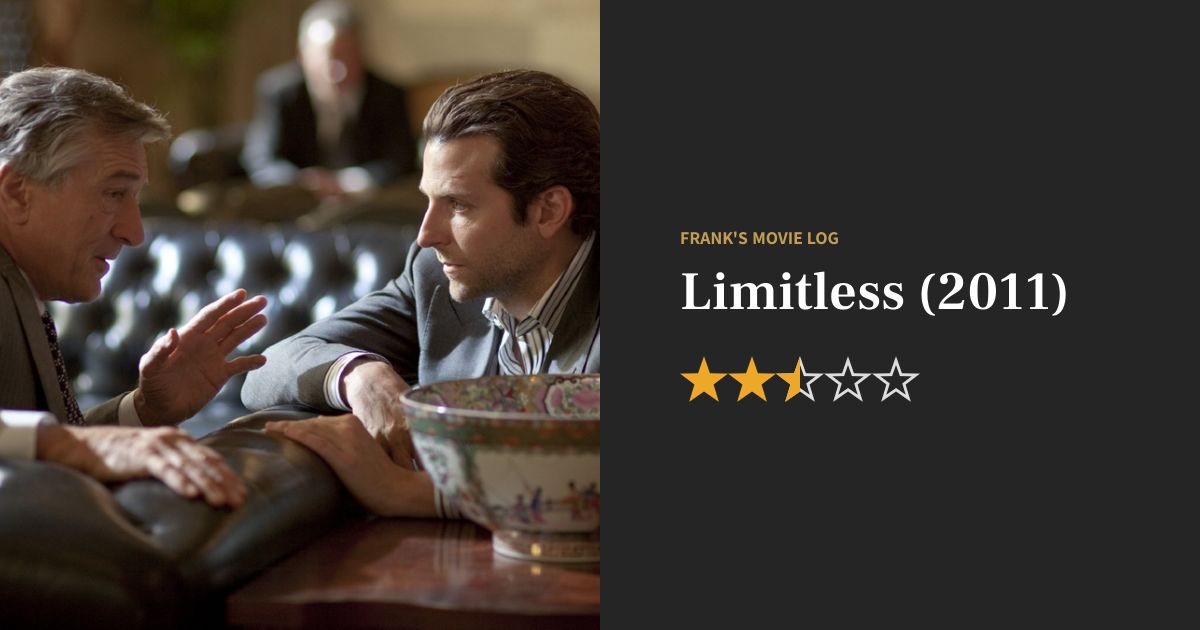 Limitless movie review & summary (2011) - Frank's Movie Log