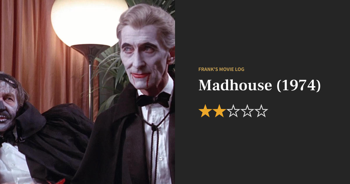 Madhouse movie review (1974) - Frank's Book Log