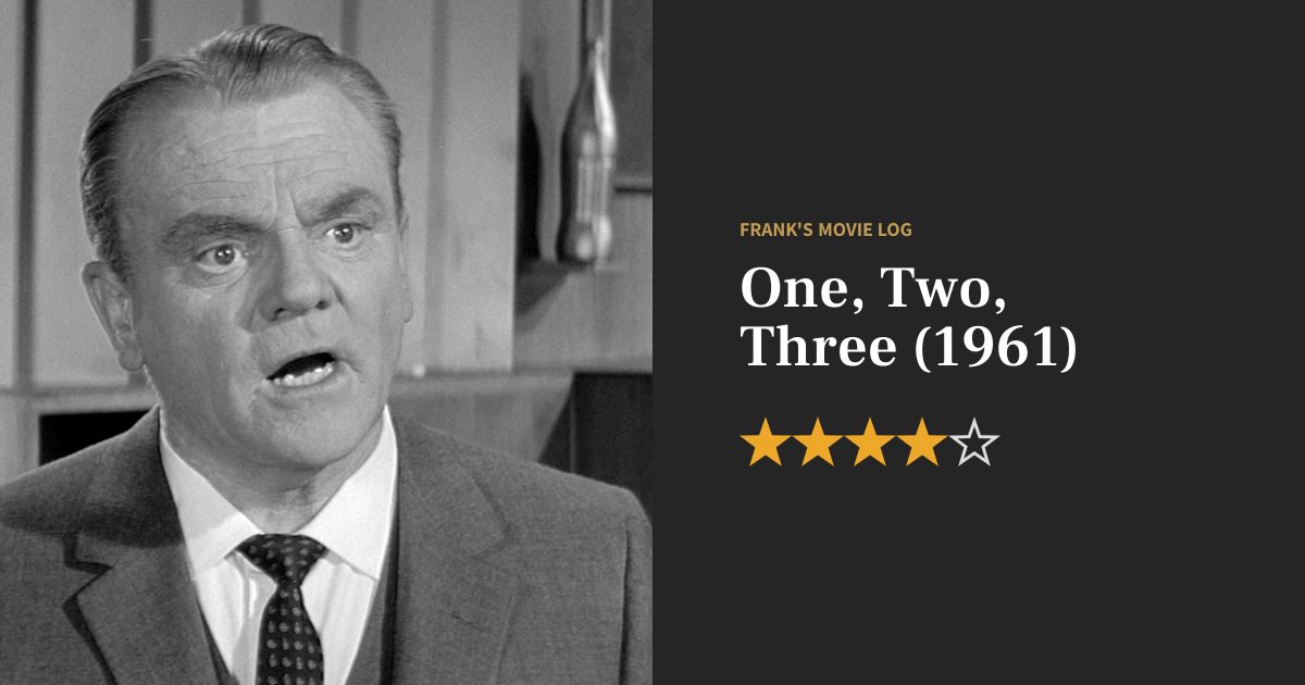 One, Two, Three (1961) - Frank's Movie Log