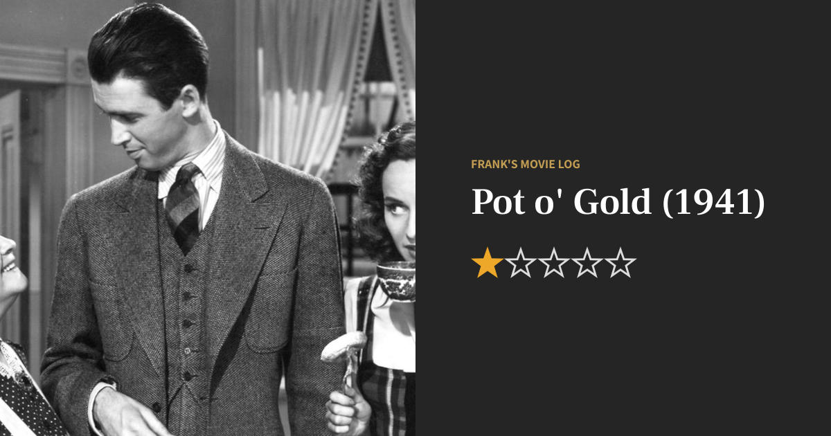Pot o' Gold movie review (1941) - Frank's Movie Log