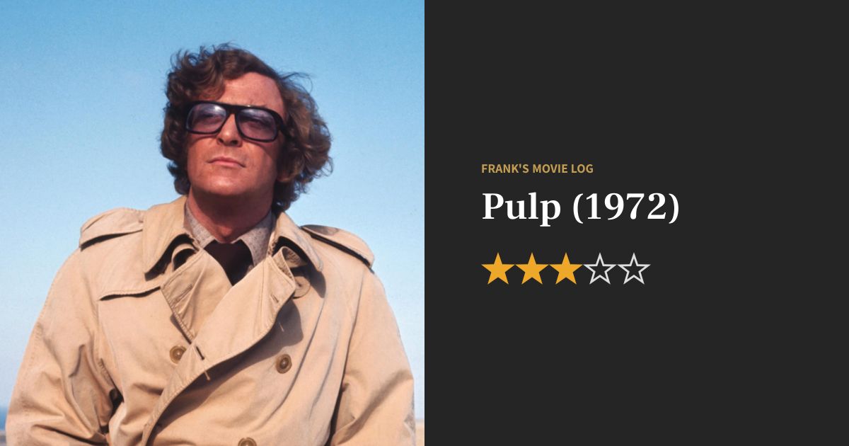 Pulp (1972) movie review & summary - Frank's Movie Log