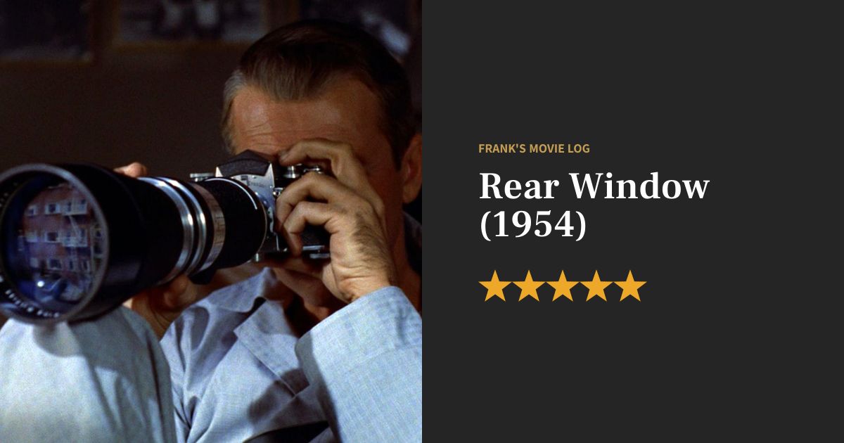 Rear Window movie review (1954) - Frank's Movie Log