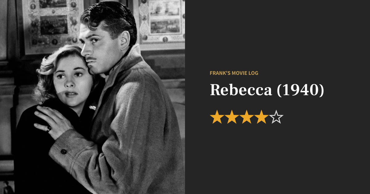 Rebecca movie review & summary (1940) - Frank's Movie Log