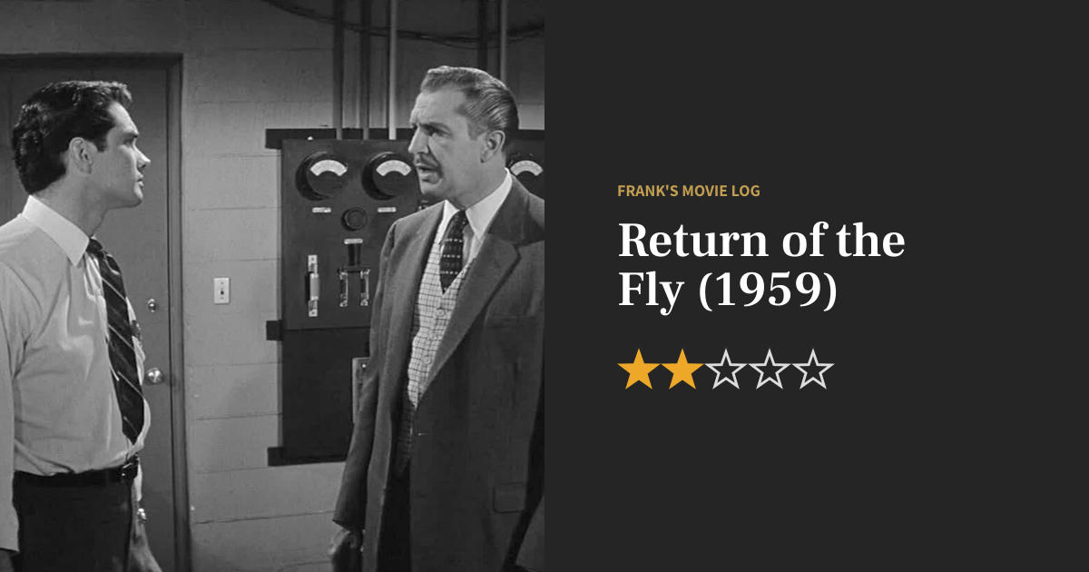 Return of the Fly movie review (1959) - Frank's Movie Log