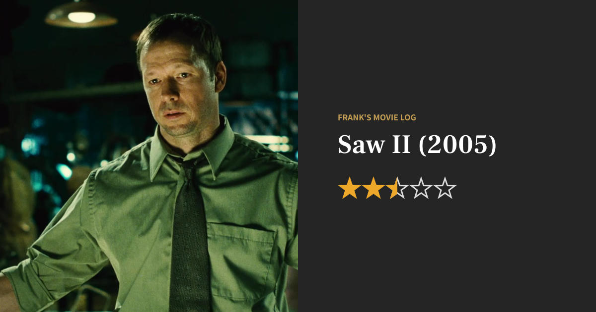 Saw II movie review & summary (2005) - Frank's Movie Log