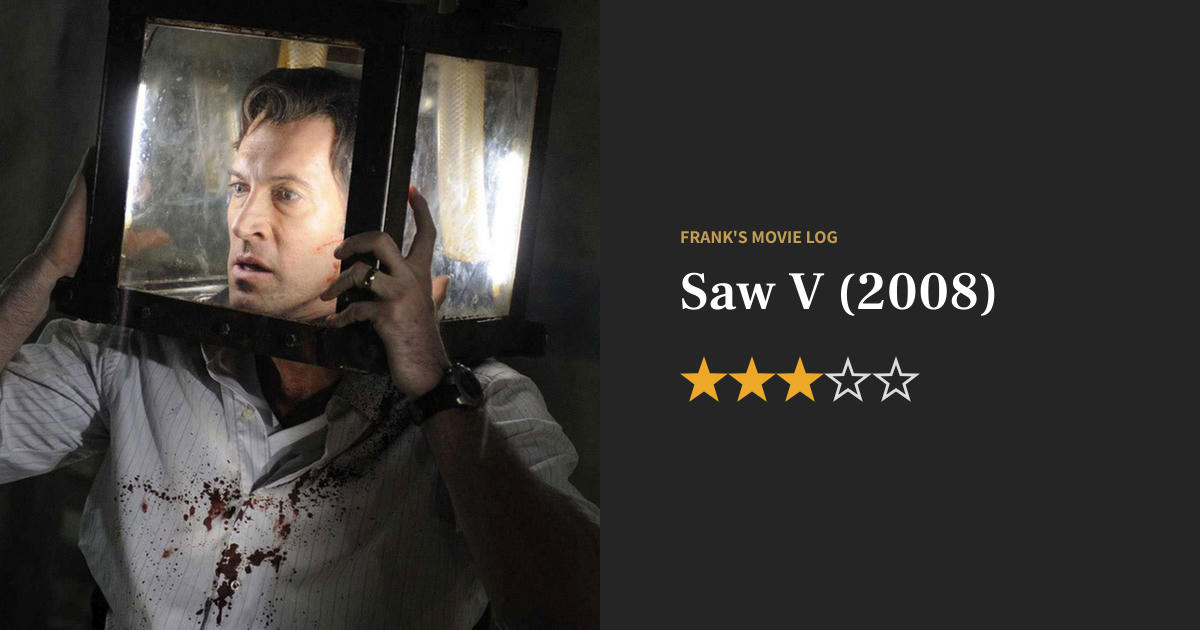 Saw V movie review (2008) - Frank's Movie Log
