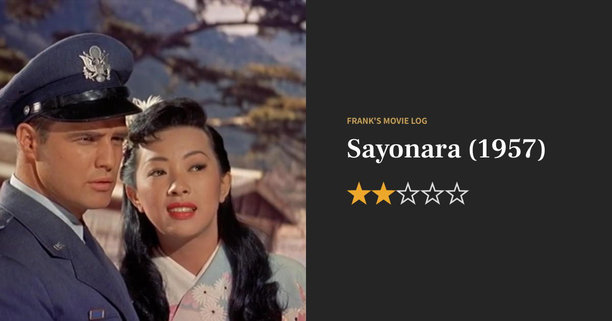 Sayonara movie review (1957) - Frank's Book Log