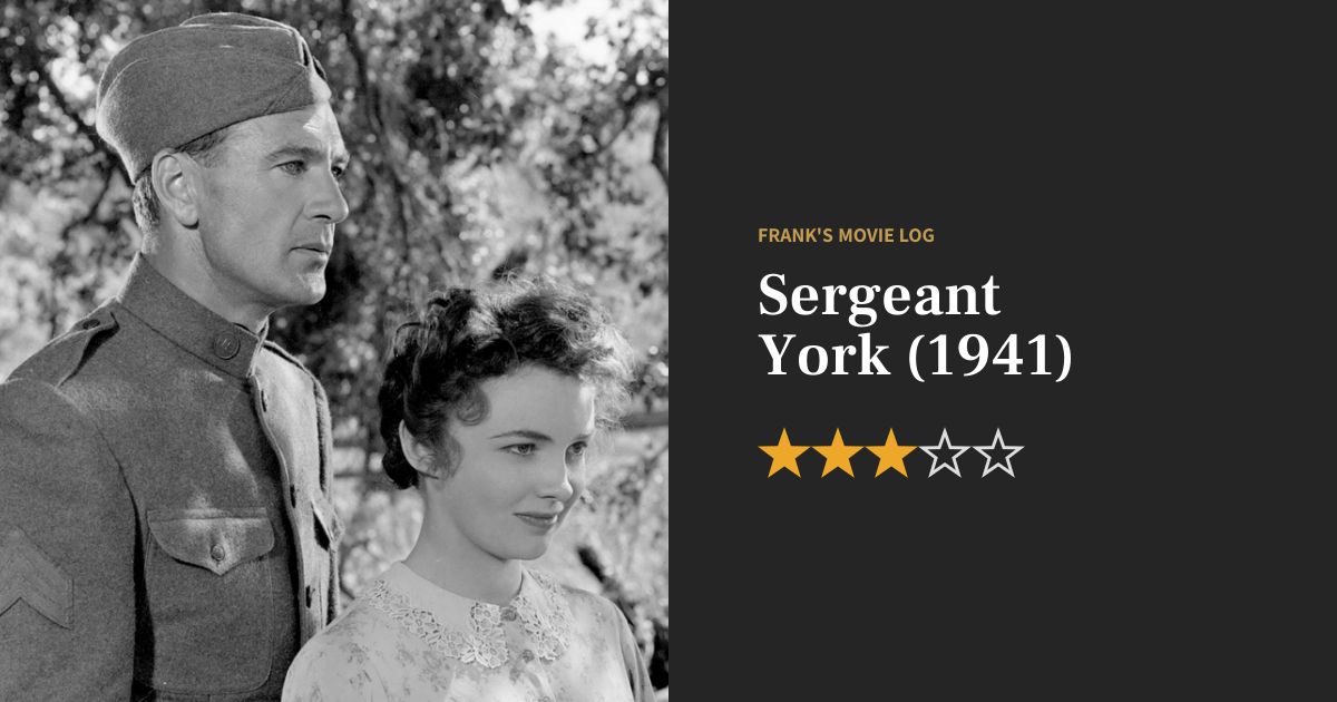 Sergeant York movie review (1941) - Frank's Movie Log