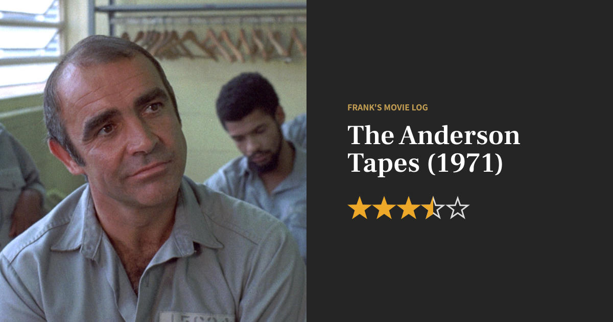 The Anderson Tapes movie review (1971) - Frank's Movie Log