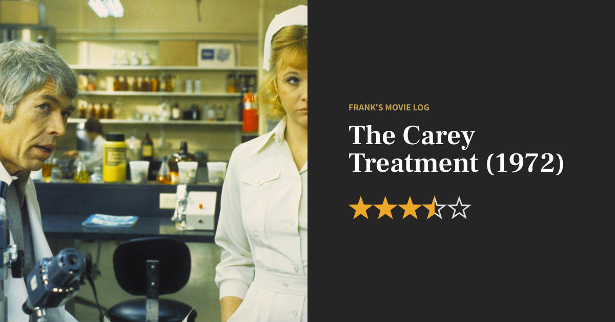 The Carey Treatment movie review (1972) - Frank's Movie Log