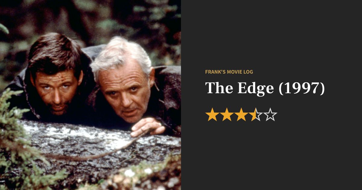 The Edge movie review & summary (1997) - Frank's Movie Log