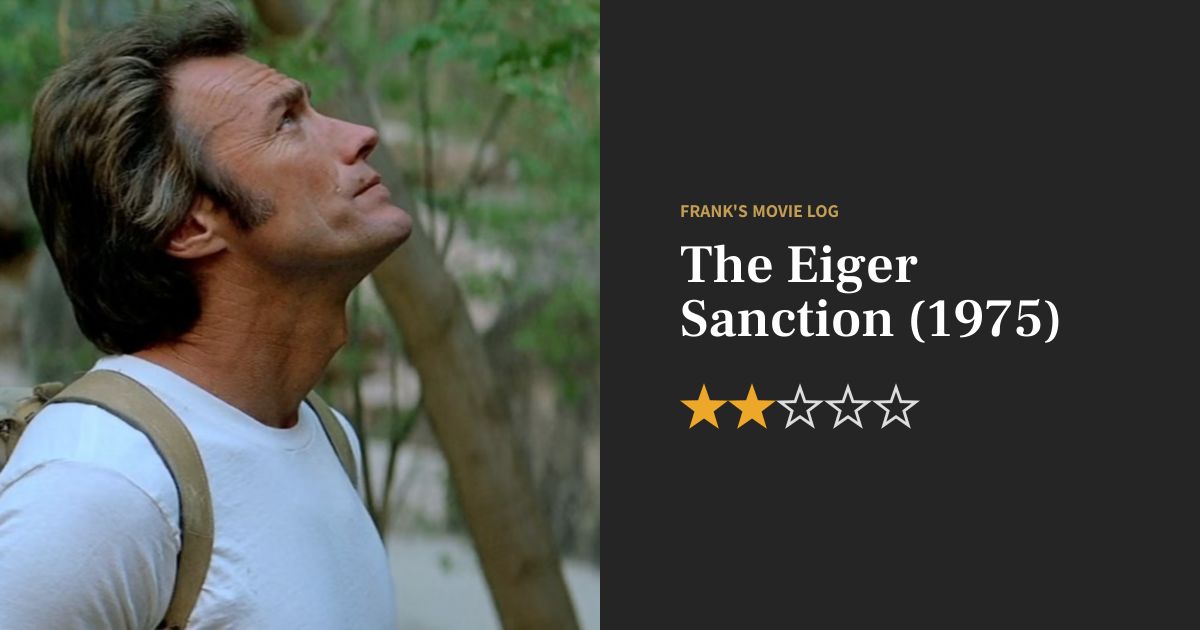 The Eiger Sanction movie review (1975) - Frank's Movie Log