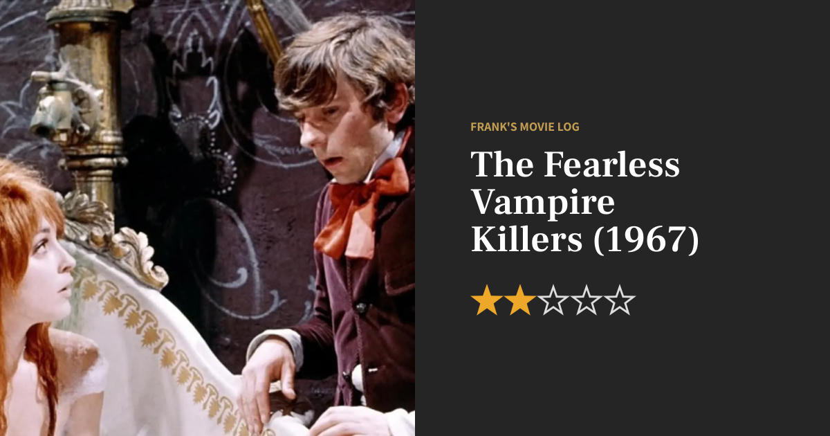 The Fearless Vampire Killers movie review (1967) - Frank's Movie Log