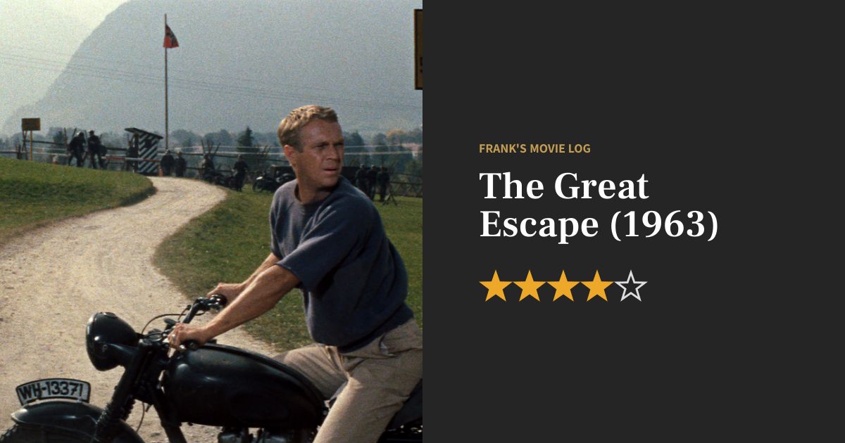 The Great Escape movie review (1963) - Frank's Movie Log