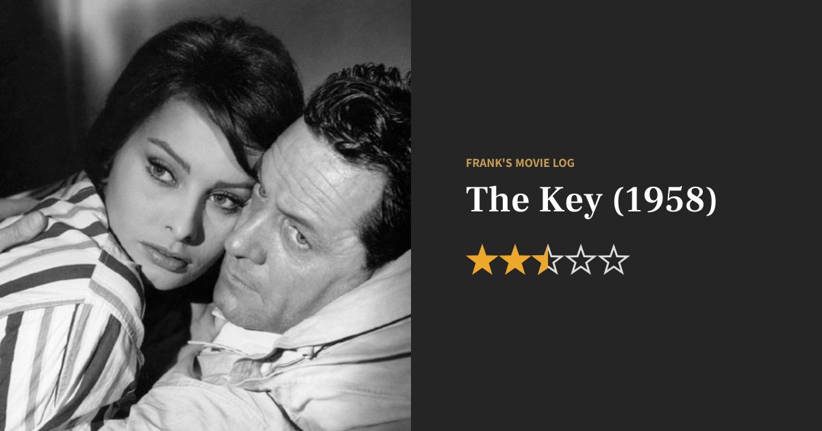 The Key movie review & summary (1958) - Frank's Movie Log