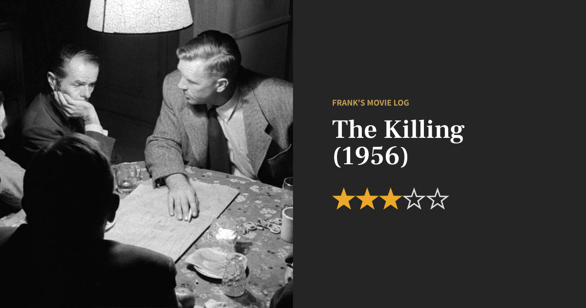 The Killing movie review (1956) - Frank's Movie Log