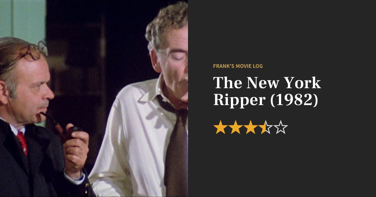 The New York Ripper movie review (1982) - Frank's Movie Log