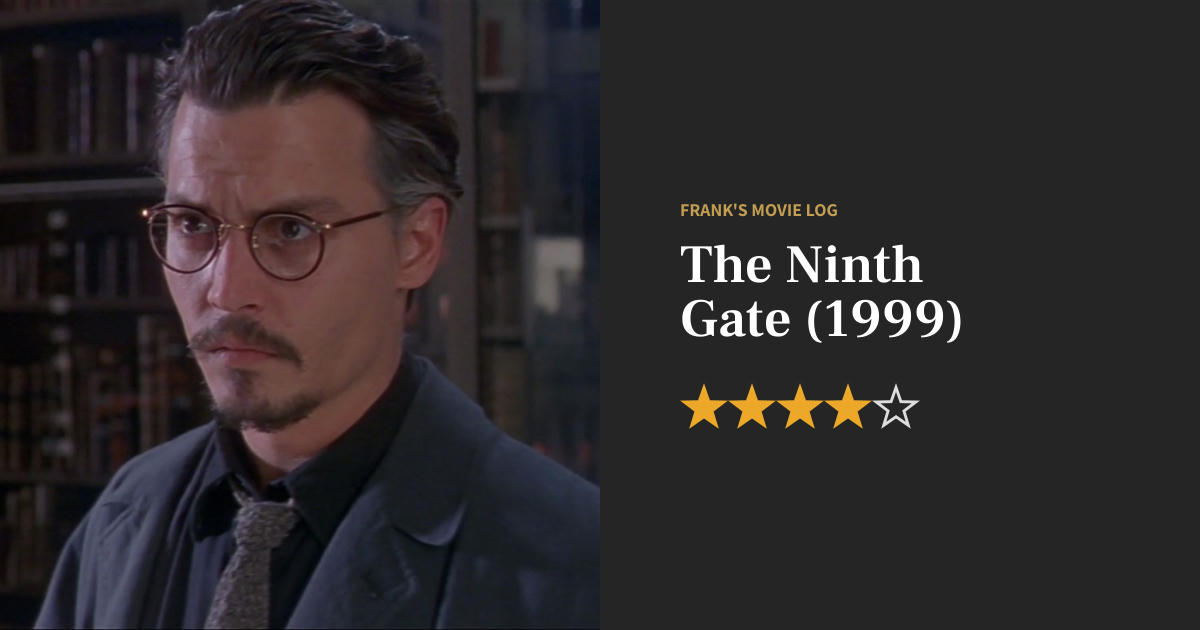 The Ninth Gate movie review (1999) - Frank's Book Log
