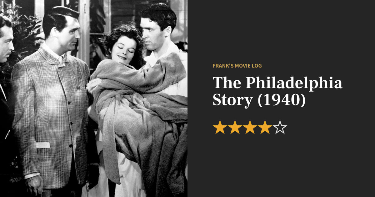 The Philadelphia Story movie review (1940) - Frank's Movie Log