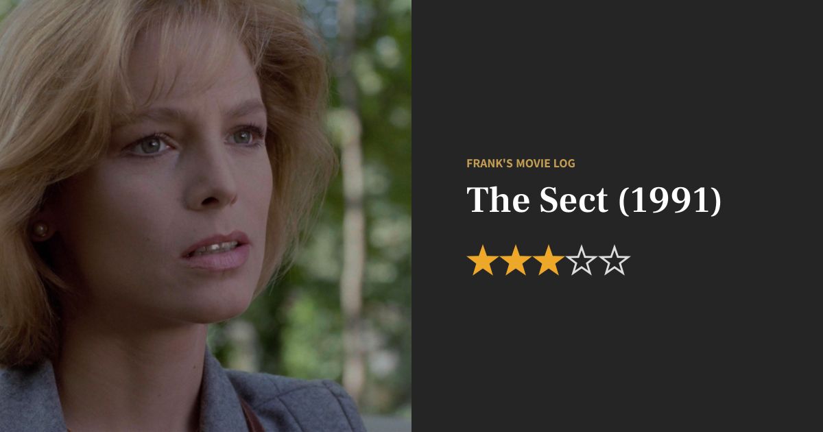 The Sect (1991) movie review & summary - Frank's Movie Log