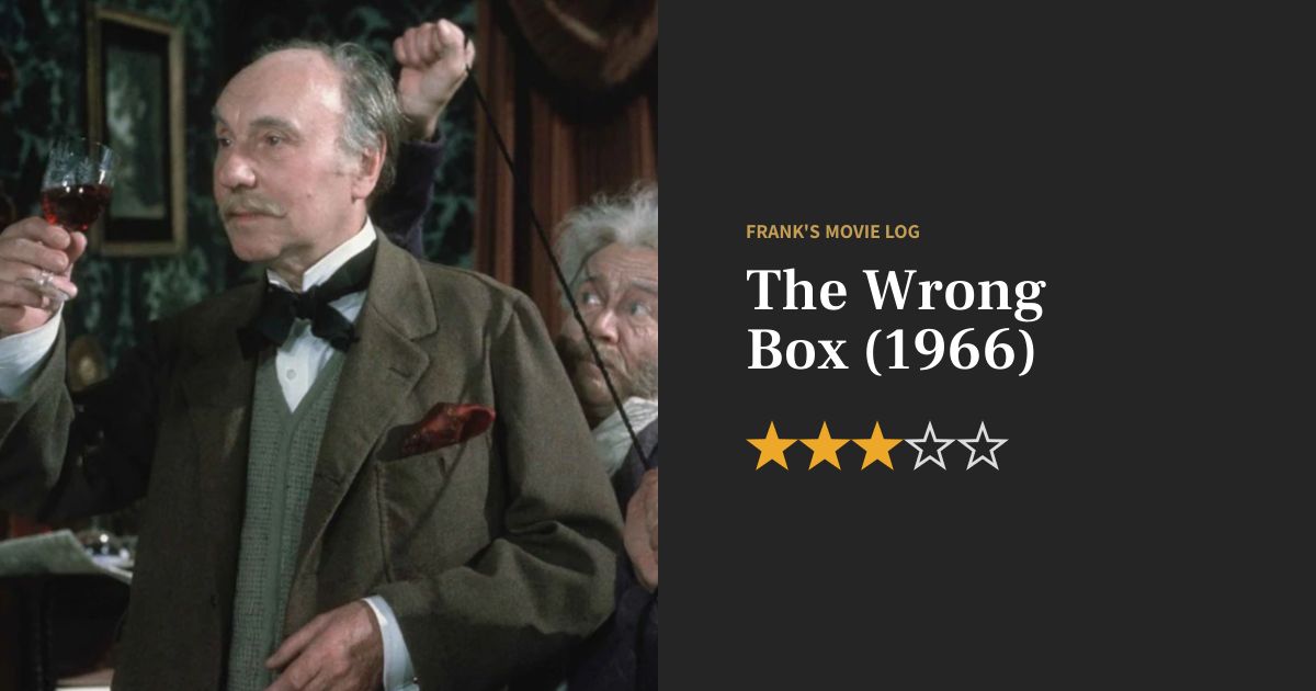 The Wrong Box (1966) - Frank's Movie Log