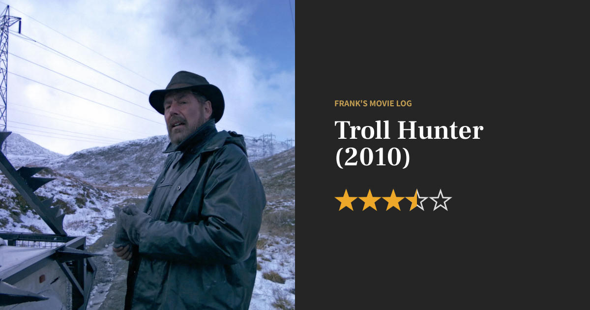 Troll Hunter movie review (2010) - Frank's Book Log