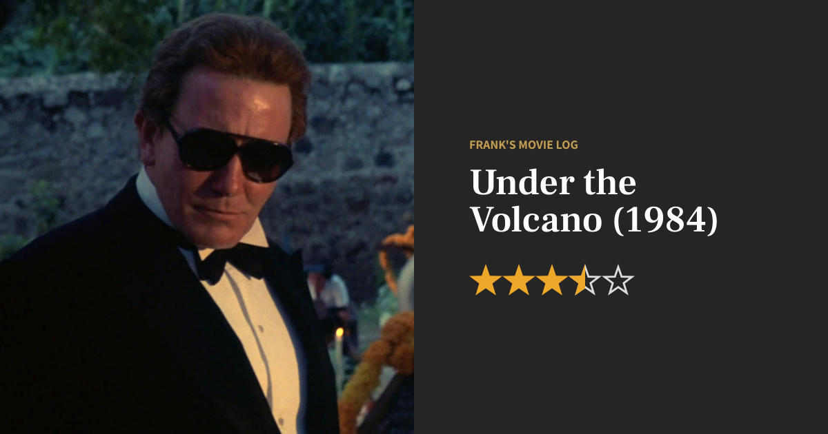 Under the Volcano movie review (1984) - Frank's Book Log