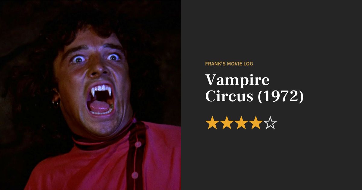 Vampire Circus movie review (1972) - Frank's Movie Log