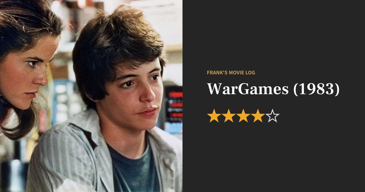 WarGames movie review & summary (1983) - Frank's Movie Log