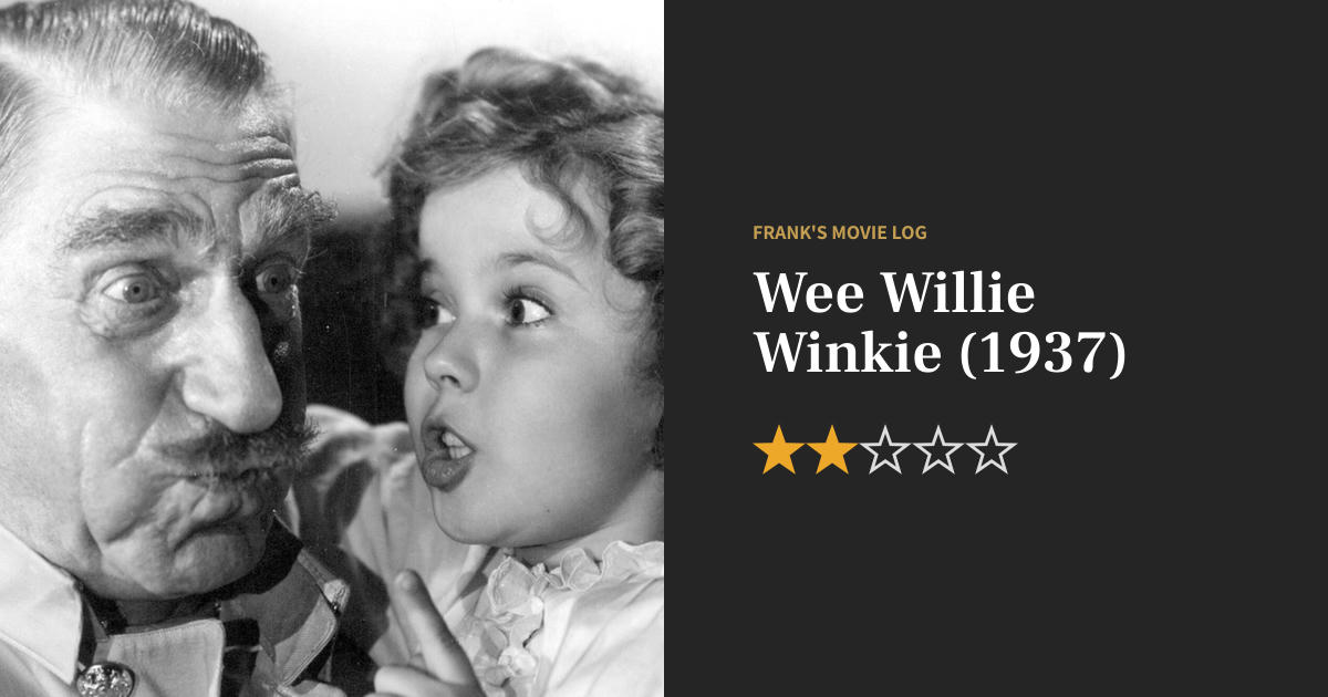 Wee Willie Winkie movie review (1937) - Frank's Movie Log